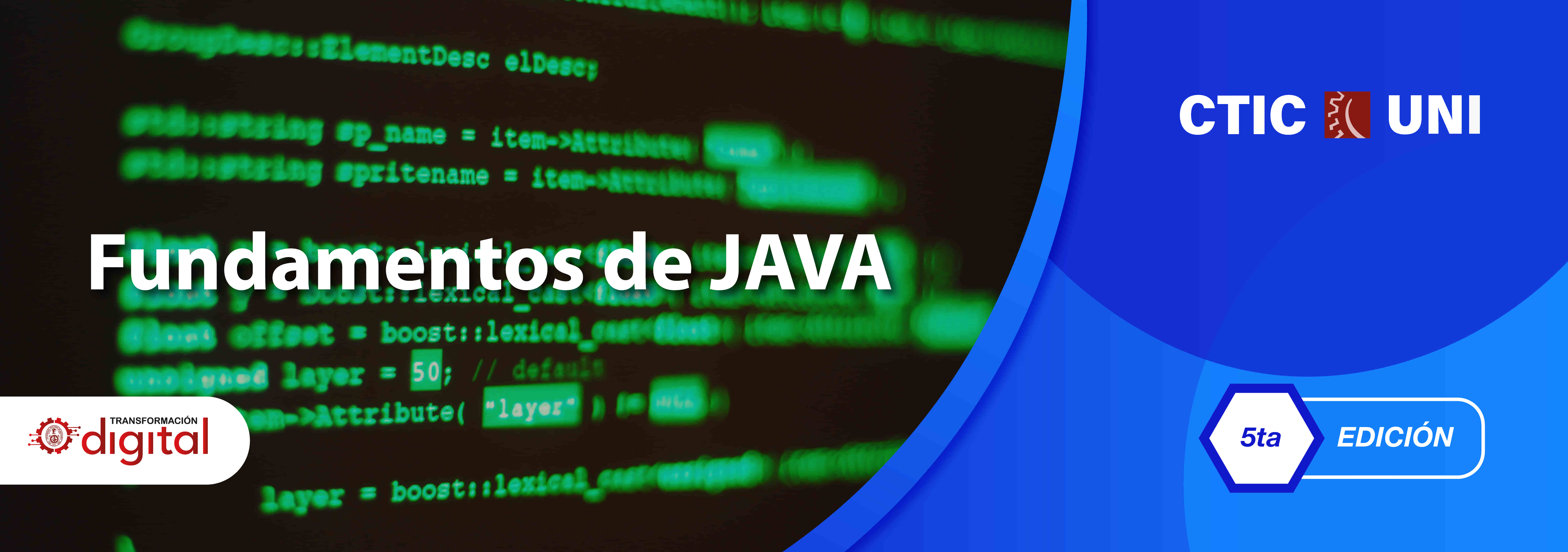 Información del curso | PIT261 Fundamentos de Java | PITVIRTUAL